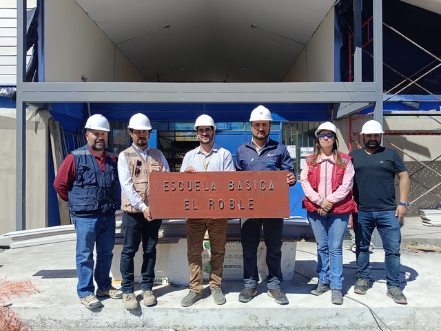 Obras de Eficiencia Energética del Ministerio de Energía alcanzan un 50% en Escuela El Roble de ...